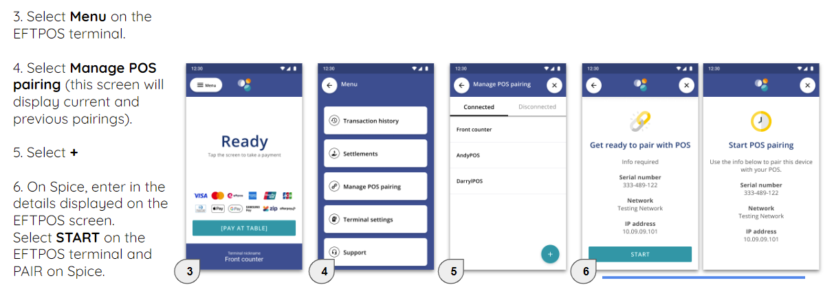 SPICE Pairing Guide (with Verifone T650P or CM5 Terminal) – mx51